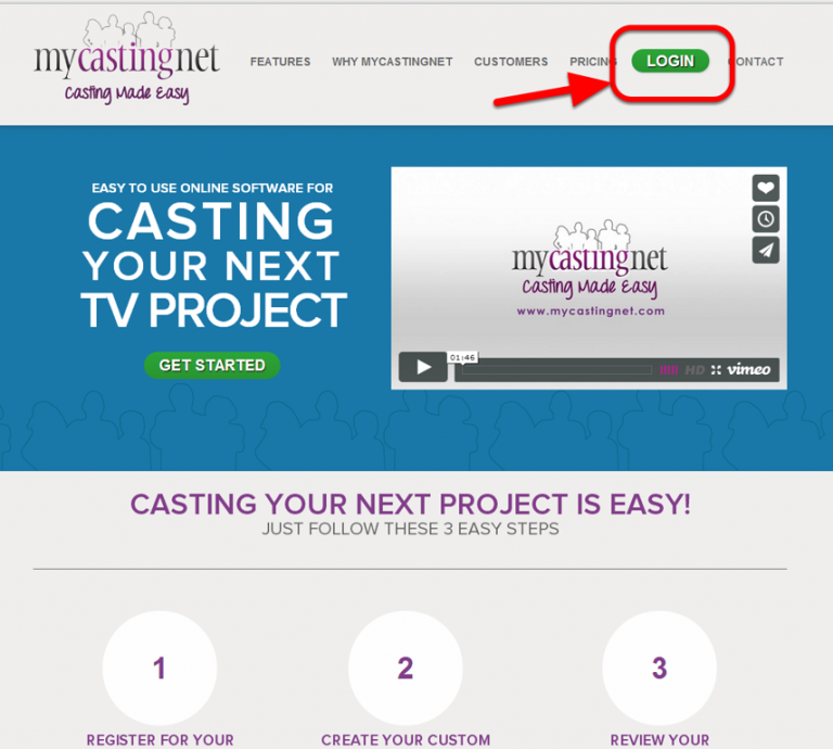 How to Login to MyCastingNet | MyCastingNet - Online Casting Software ...